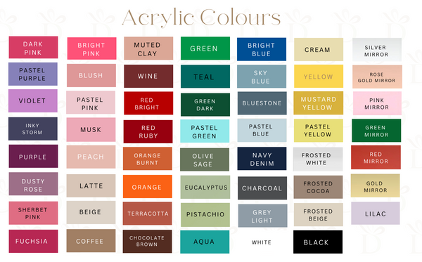 Business Name Plates - Freestanding – Luxe Decor by Lisa