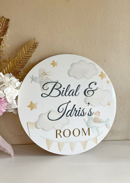 Blues ~ Printed Room Sign – Luxe Decor by Lisa